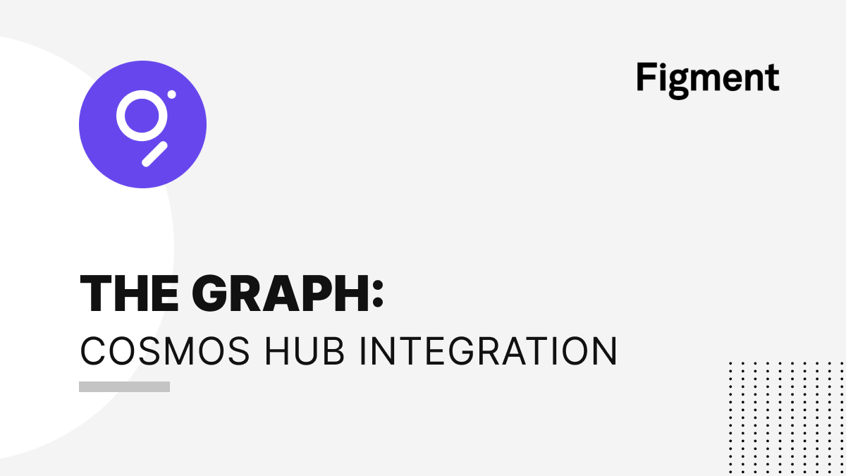 The Graph: Cosmos Hub Integration - Figment