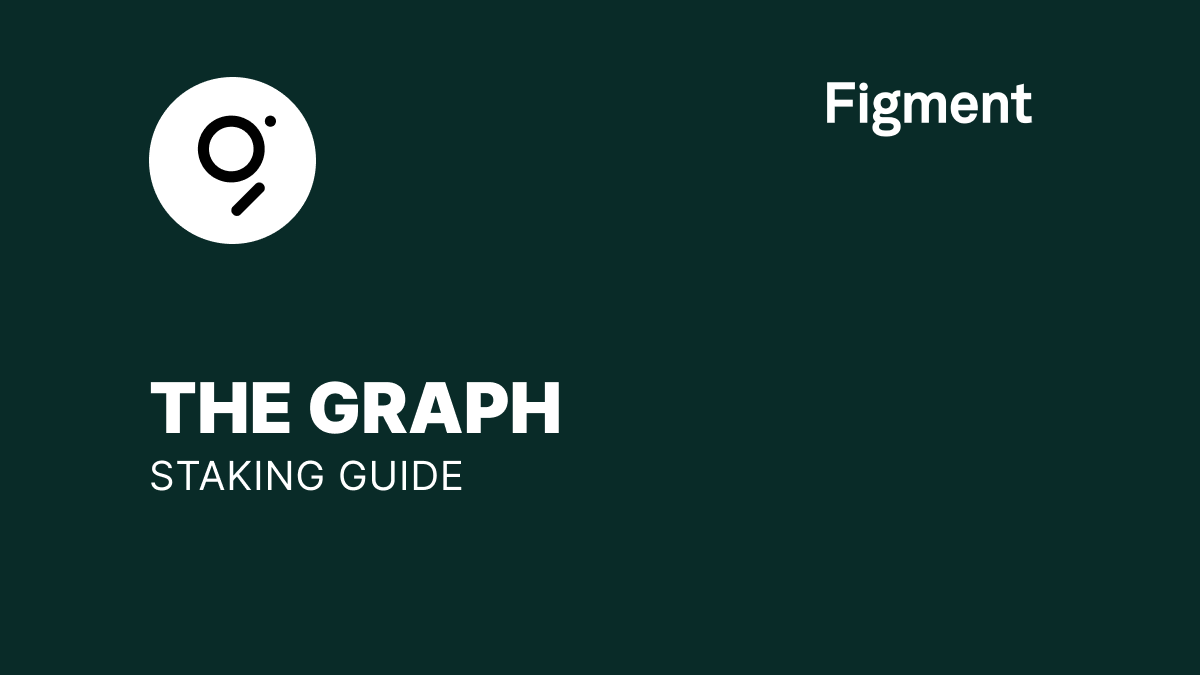 The Graph: Staking Guide - Figment