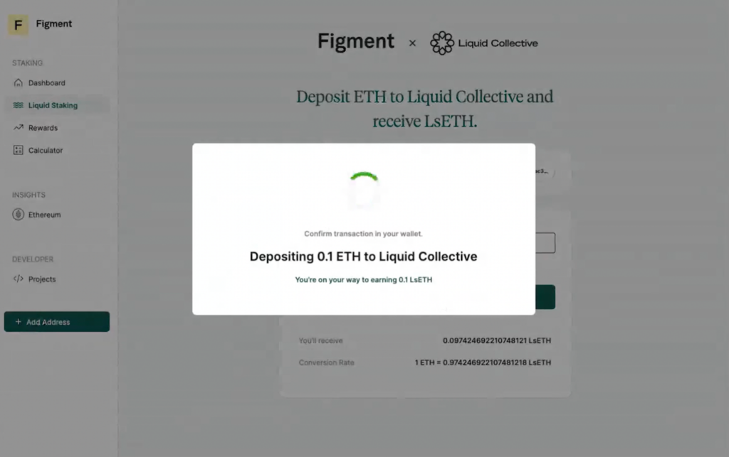 Figment App: Liquid Collective Staking Guide - Figment
