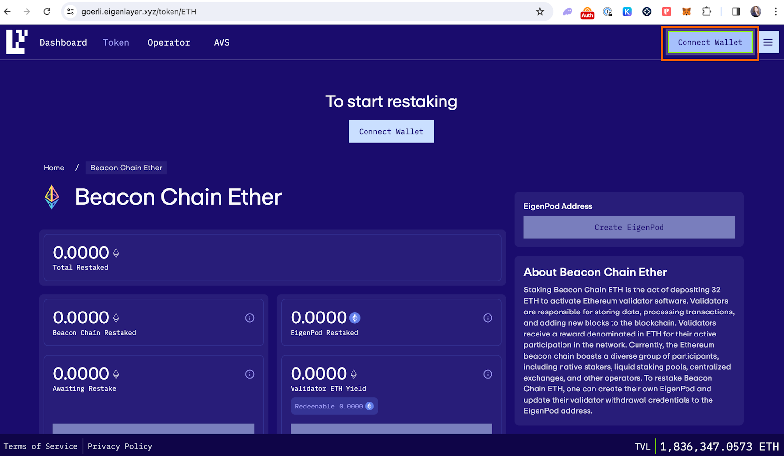 EigenLayer Native ETH Restaking Guide for Fireblocks - Figment