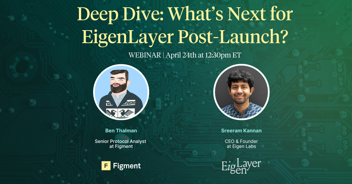 April Newsletter: Ledger Live Launch, EigenLayer Mainnet Launch & More - Figment