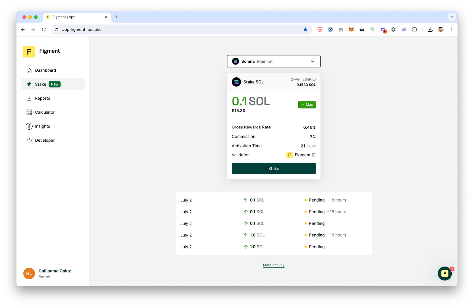 Solana Staking Made Simple: Introducing SOL Click-to-Stake in Figment App - Figment